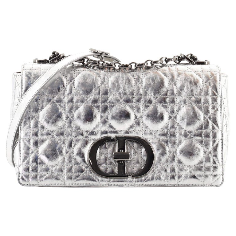Christian Dior Caro Bag Cannage Quilt Calfskin Medium For Sale at 1stDibs