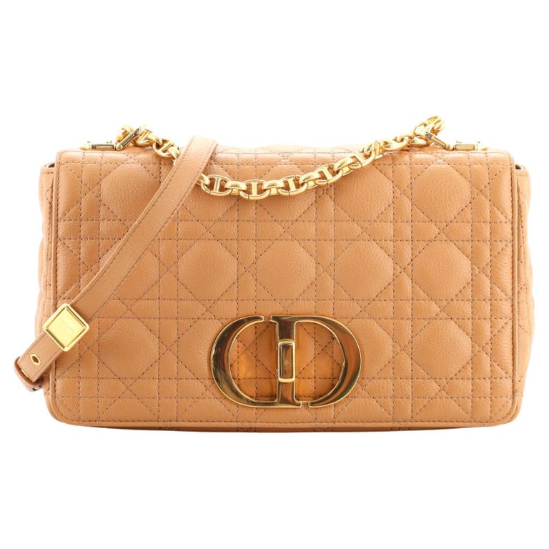 Christian Dior Caro Bag Cannage Quilt Calfskin Medium For Sale at 1stDibs