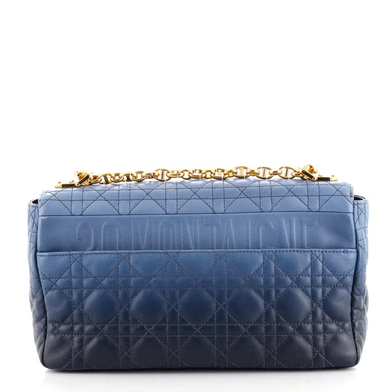 Christian Dior Caro Bag Cannage Quilt Gradient Lambskin Large at 1stDibs