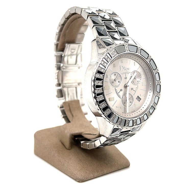 Christian Dior Christal Lady's Watch with Chronograph Function For Sale ...