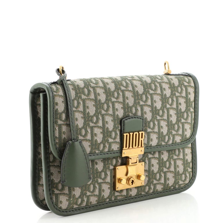 Christian Dior Dioraddict Flap Bag with Strap Oblique Canvas Medium For ...
