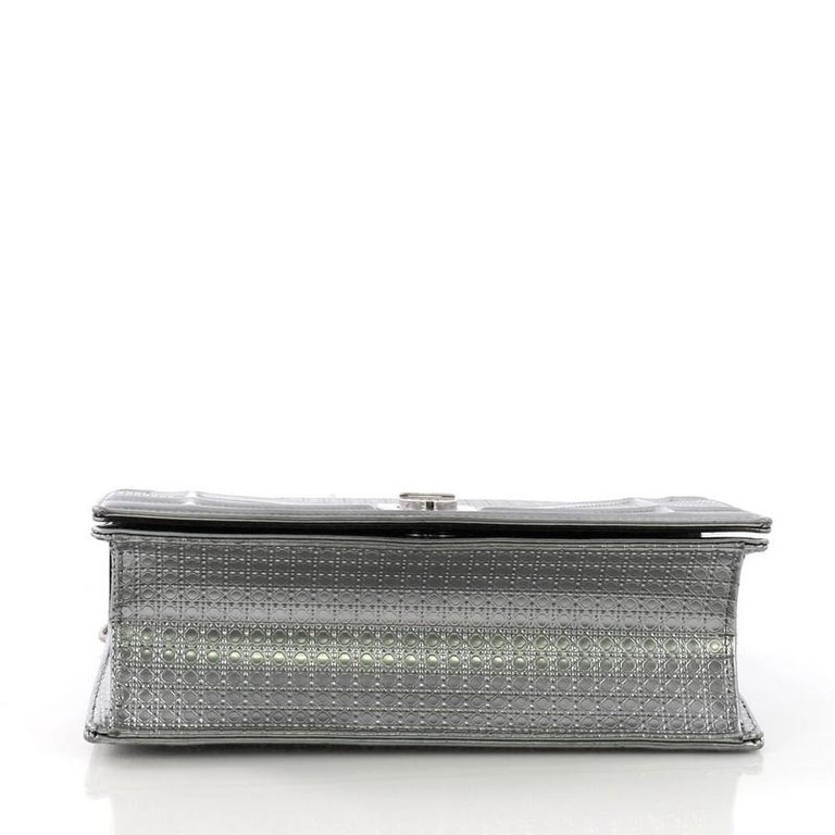 Christian Dior Diorama Flap Bag Cannage Embossed Calfskin Small at 1stDibs