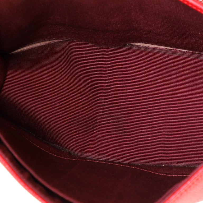 Christian Dior Diorama Flap Bag Grained Calfskin Small For Sale at 1stDibs