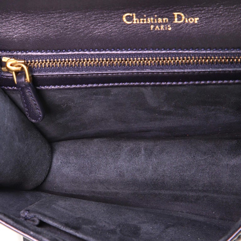 Christian Dior Diorama Flap Bag Studded Leather Small For Sale at 1stDibs