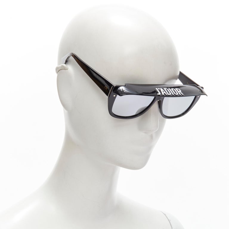 CHRISTIAN DIOR DiorClub2 J'Adior shielf black silver reflective ...