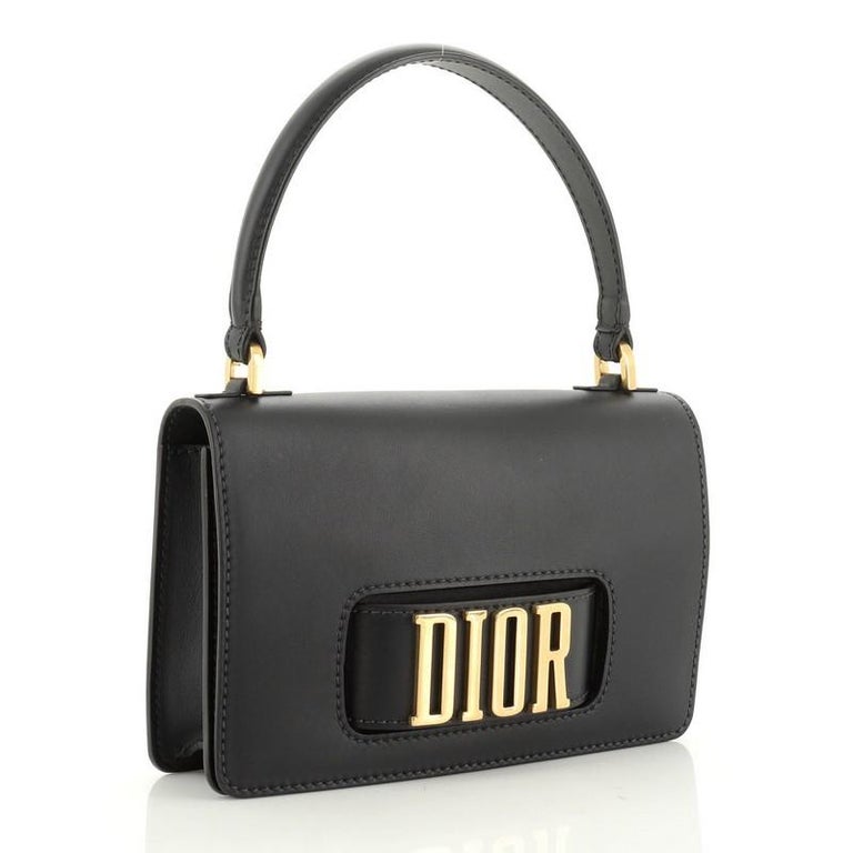 Christian Dior Dio(R)Evolution Top Handle Flap Bag Leather Medium at ...