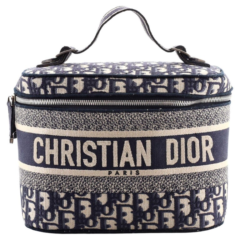 Christian Dior DiorTravel Vanity Case Oblique Canvas at 1stDibs