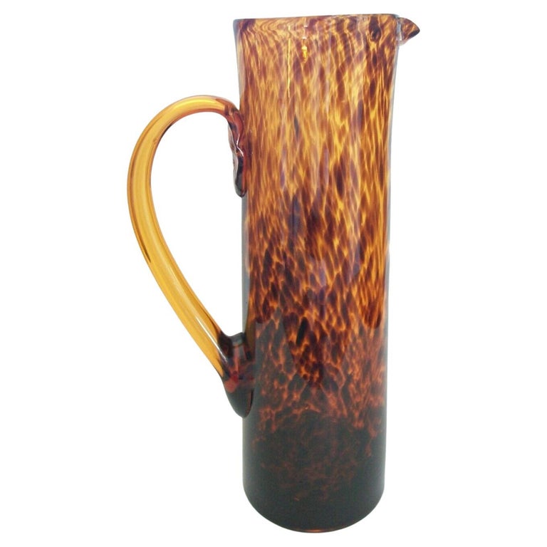 Christian Dior - Empoli - Tortoiseshell Glass Pitcher, Signed, France ...