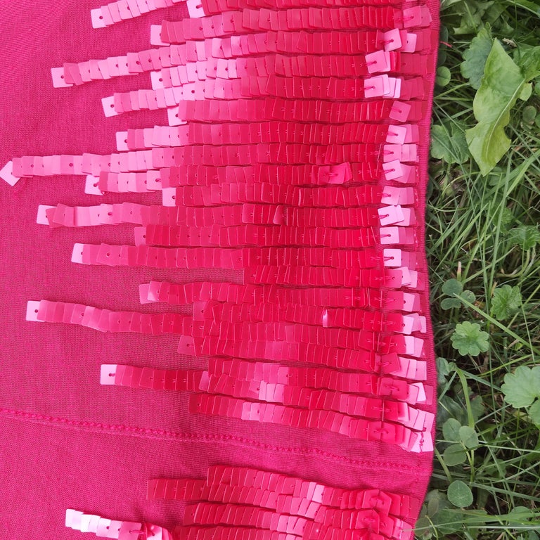 Christian Dior Glitter J'adore Red Doir Monogram Logo Strass Blouse Top ...