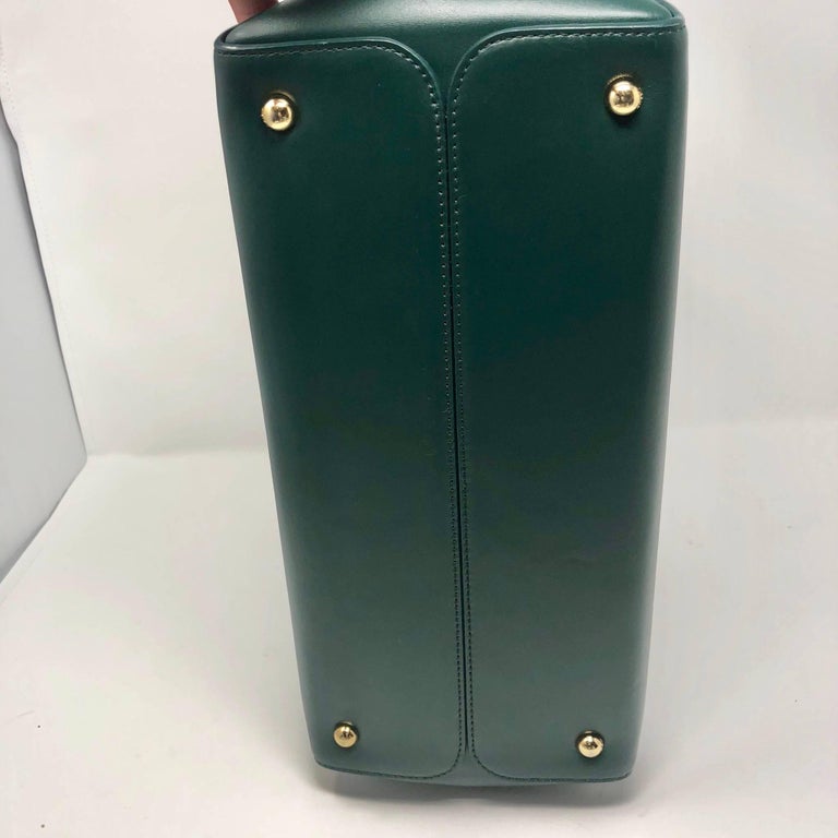 Christian Dior Green Open Bar Tote Bag at 1stDibs
