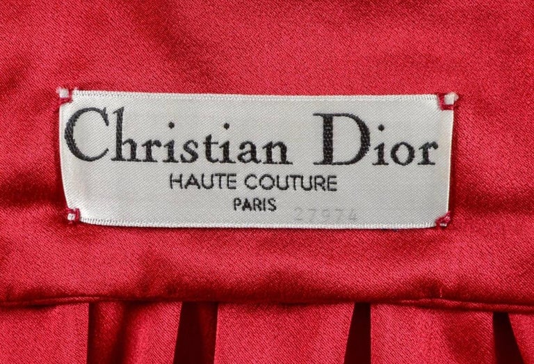 Christian Dior Haute Couture dress For Sale at 1stDibs