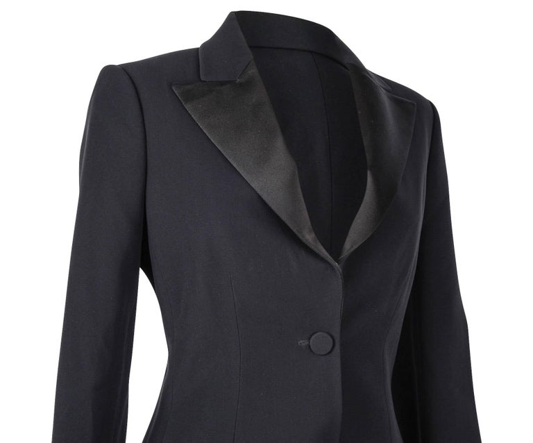 Christian Dior Jacket Classic Tuxedo Black fits 6 to 8 New at 1stDibs ...