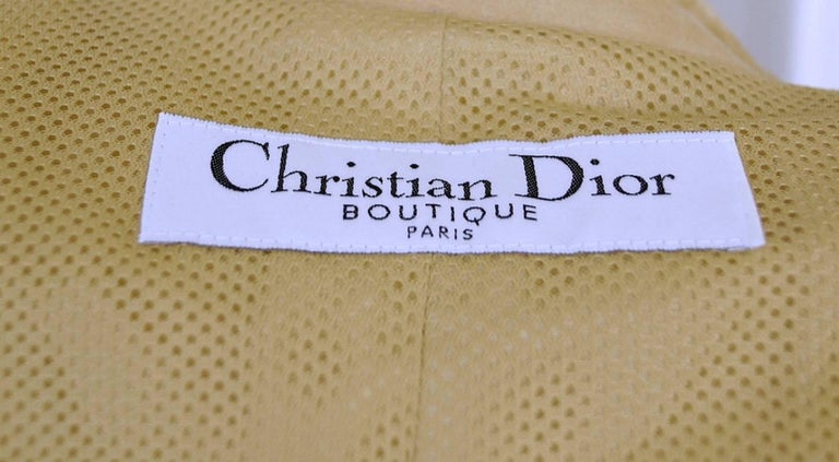 Christian Dior Jacket Suede Fringe Subtle Embroidery Superb Piece 38 / ...
