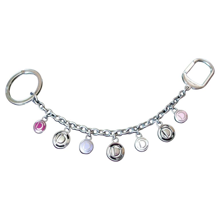 Christian Dior, Key/Bag Chain with Enamel Charms, Made in Italy, circa ...