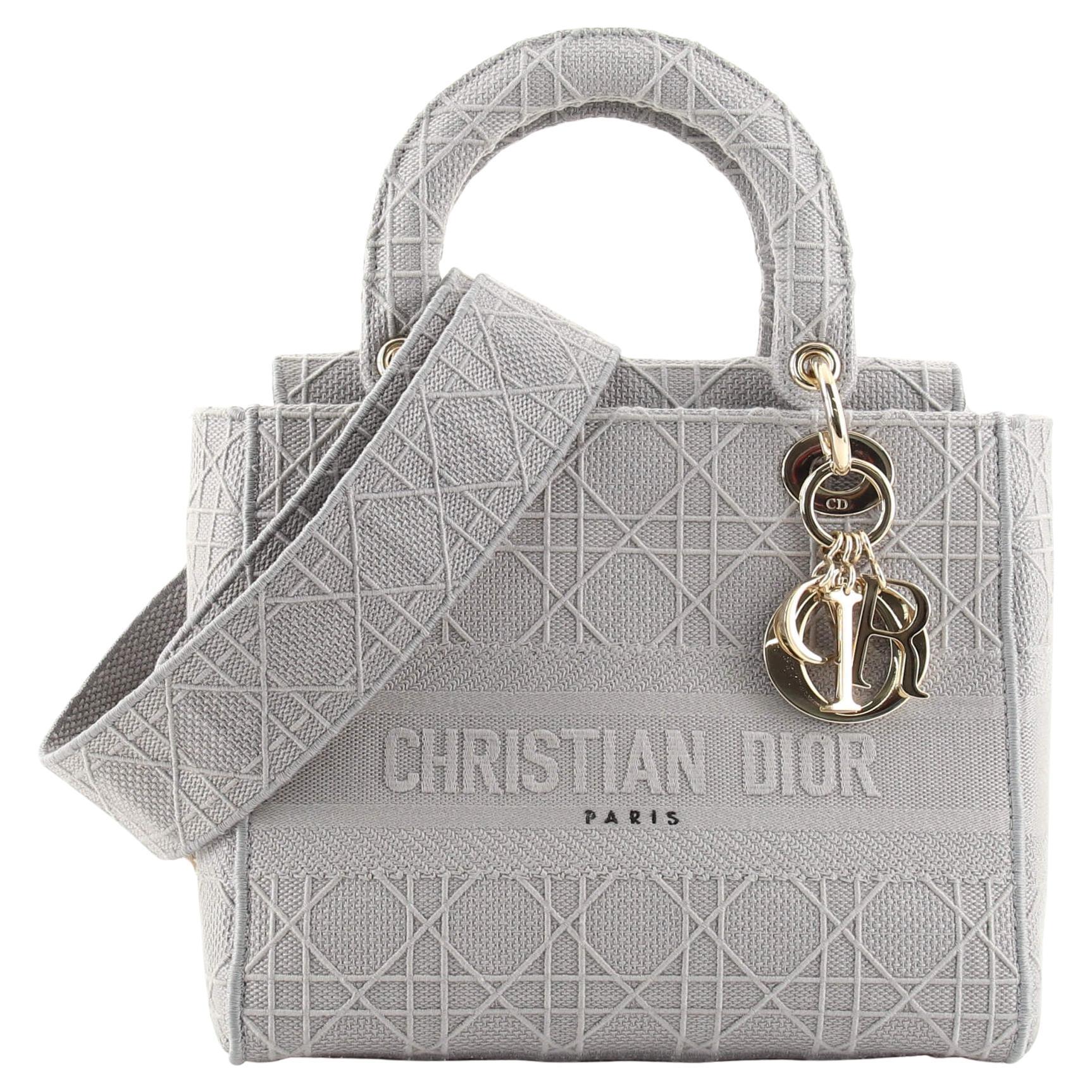 Christian Dior Miss Dior Long Chain Handbag Cannage Quilt Lambskin Mini ...