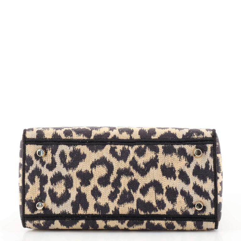 Christian Dior Lady D-Lite Bag Mizza Embroidered Canvas Medium For Sale ...