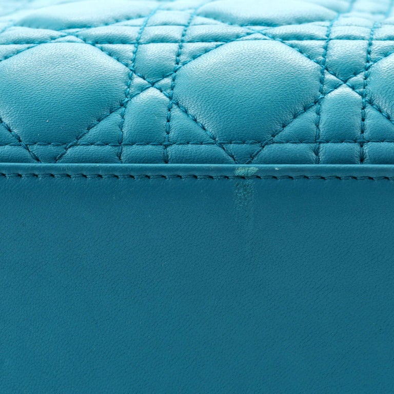 Christian Dior Lady Dior Bag Cannage Quilt Lambskin Medium at 1stDibs