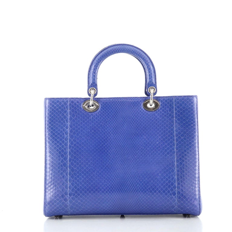 Christian Dior Lady Dior Bag Python Large at 1stDibs | dior bags sale ...
