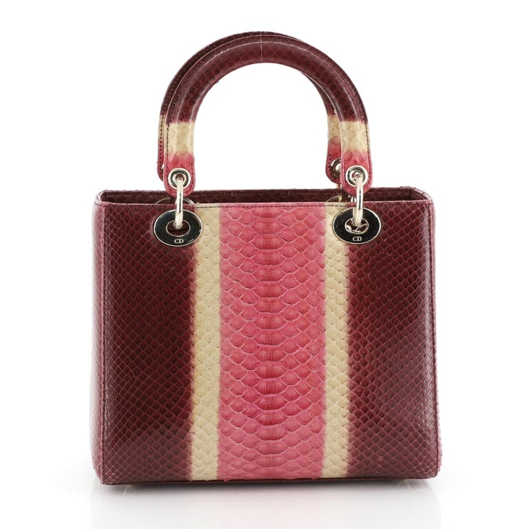 Christian Dior Lady Dior Bag Python Medium at 1stDibs | lady dior ...