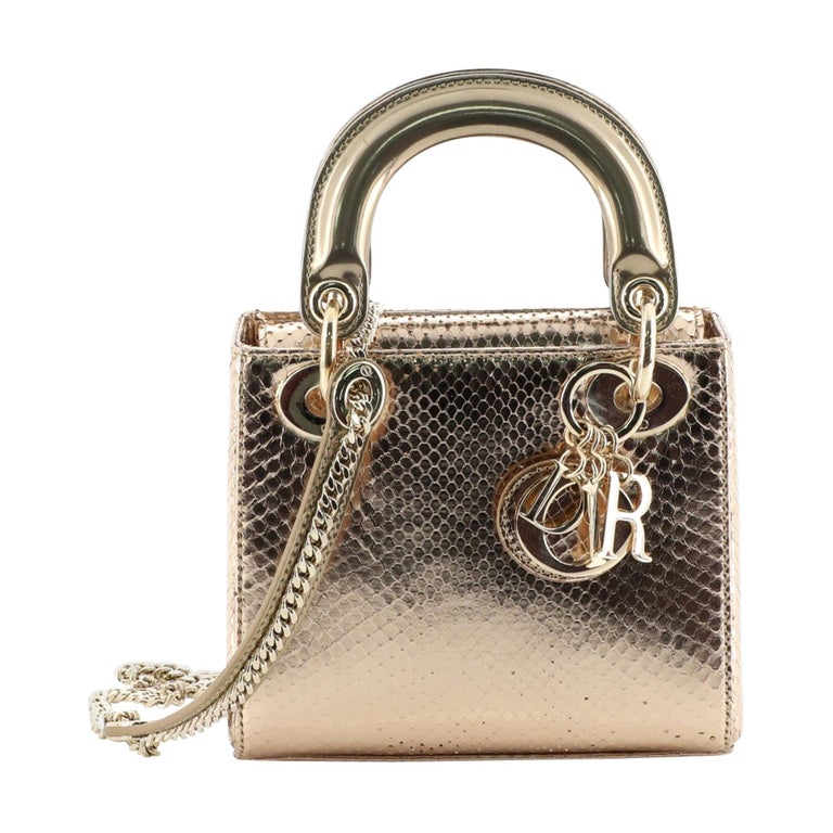 Christian Dior Lady Dior Bag Python Mini at 1stDibs | lady dior mini ...