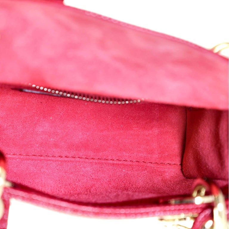 Christian Dior Lady Dior Chain Bag Ombre Lizard Mini at 1stDibs