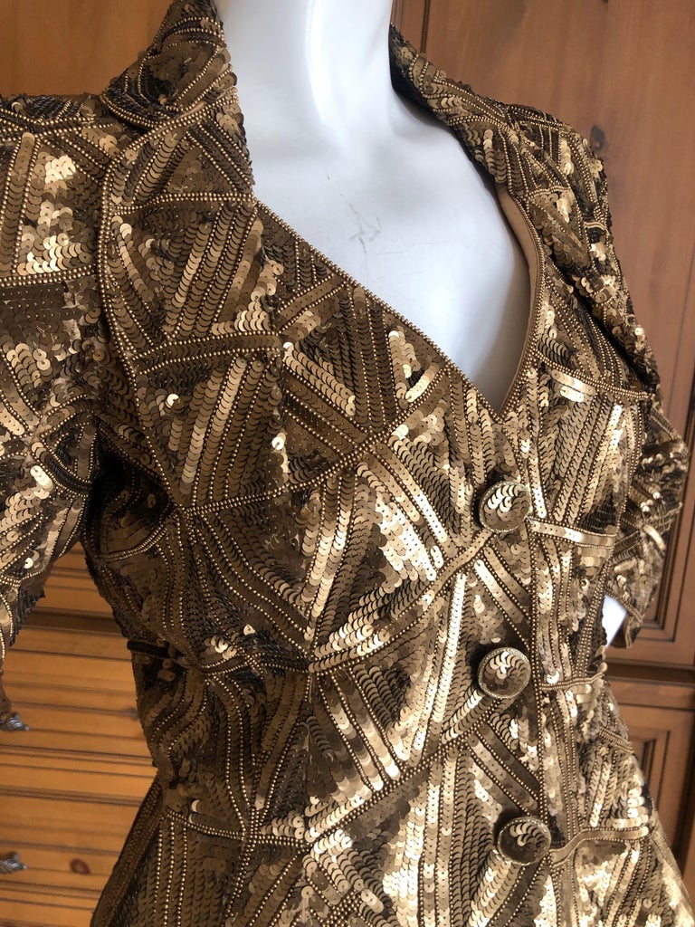 Christian Dior Lesage Sequin Beaded Cannage Pattern "Bar" Jacket John ...