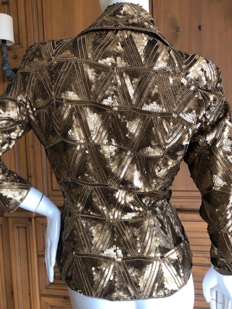 Christian Dior Lesage Sequin Beaded Cannage Pattern "Bar" Jacket John ...