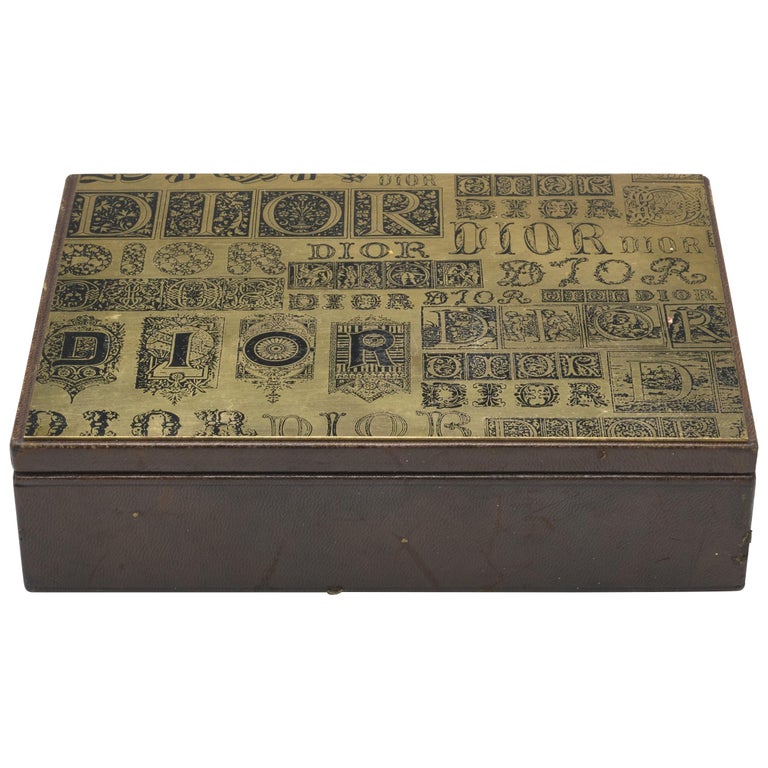 Christian Dior Logo Box at 1stDibs