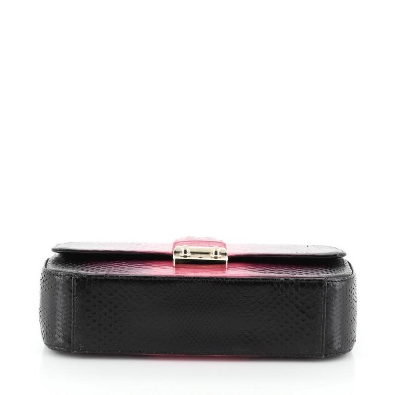 Christian Dior Miss Dior Flap Bag Ombre Python Medium at 1stDibs
