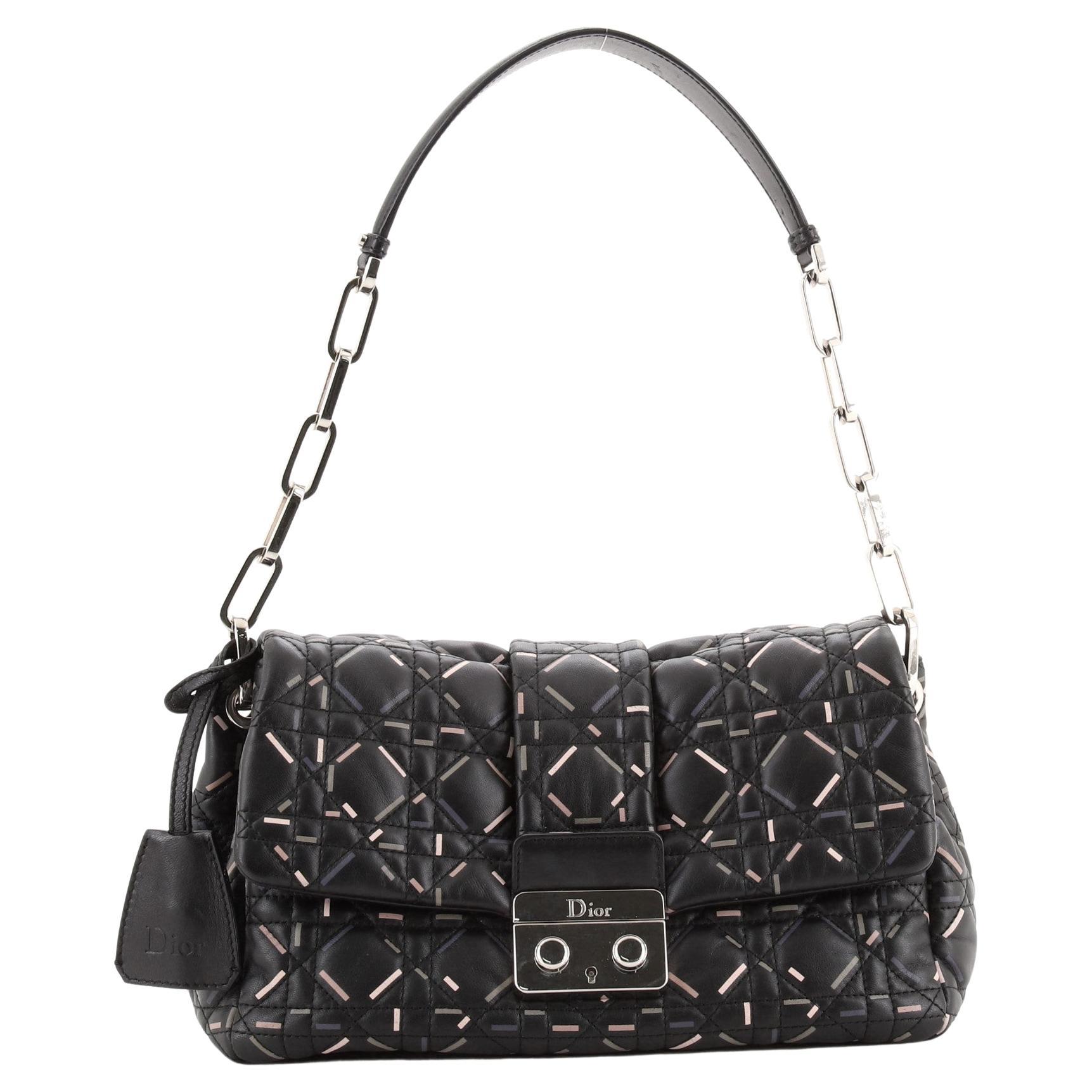 Christian Dior Open Bar Bag Leather Large at 1stDibs