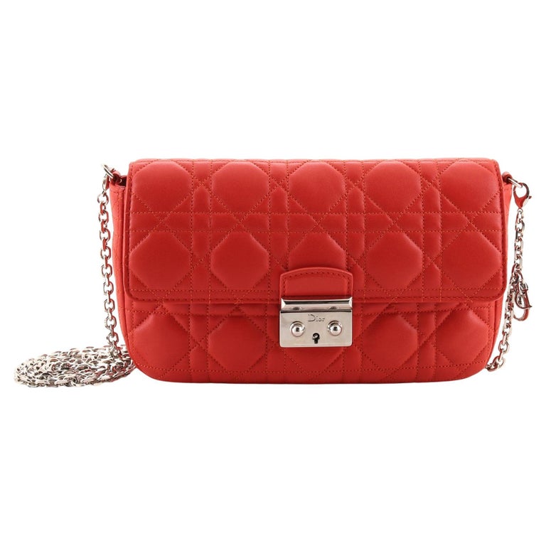 Christian Dior Miss Dior Promenade Bag Cannage Quilt Lambskin at 1stDibs