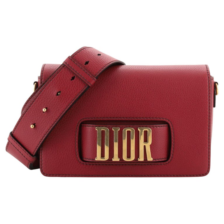 Christian Dior Model: Dio(r)evolution Flap Bag Leather Medium at 1stDibs