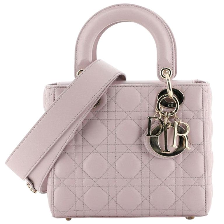 Christian Dior My ABCDior Lady Dior Bag Cannage Quilt Lambskin at 1stDibs