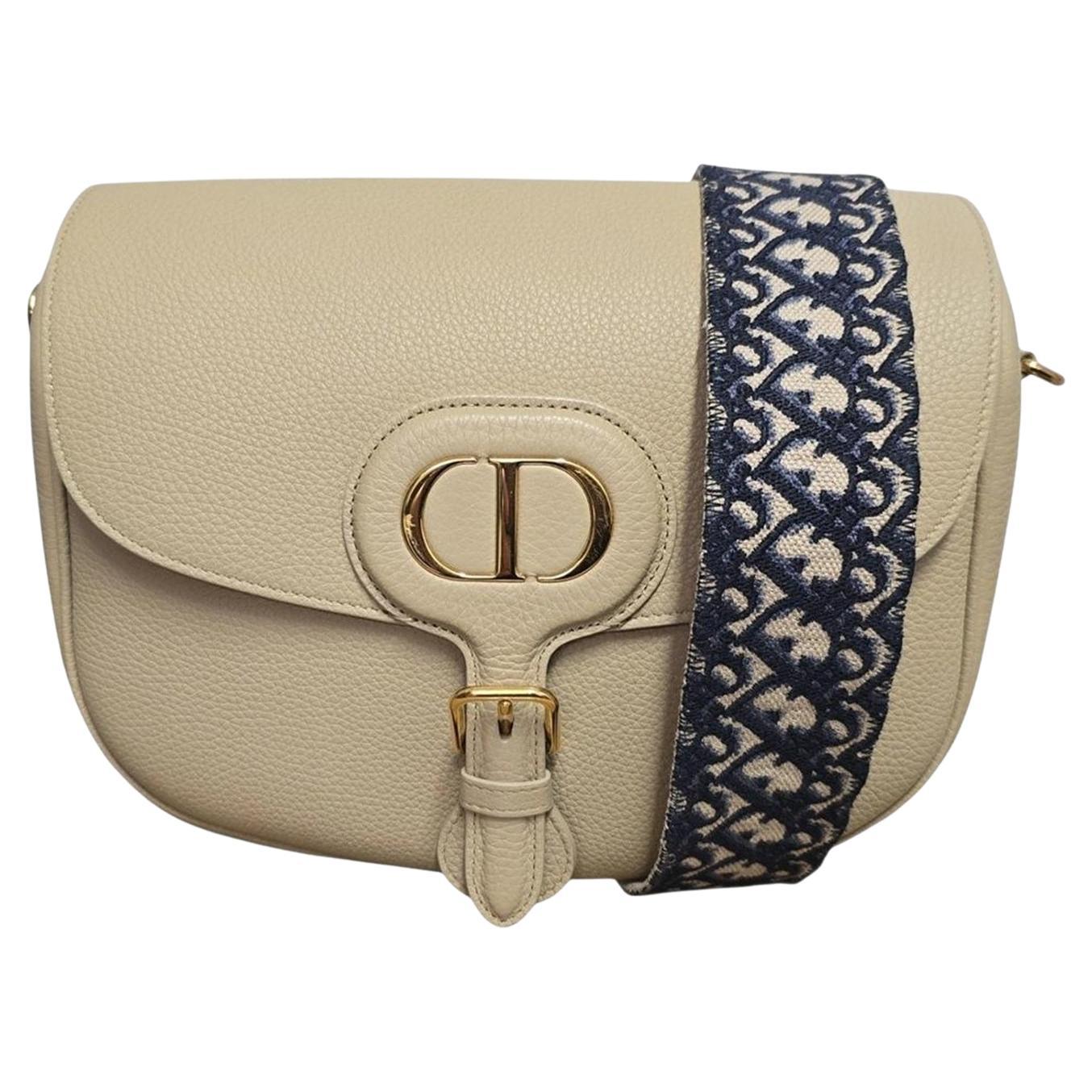 Christian Dior Neutral Bobby Large Flap Bag For Sale at 1stDibs