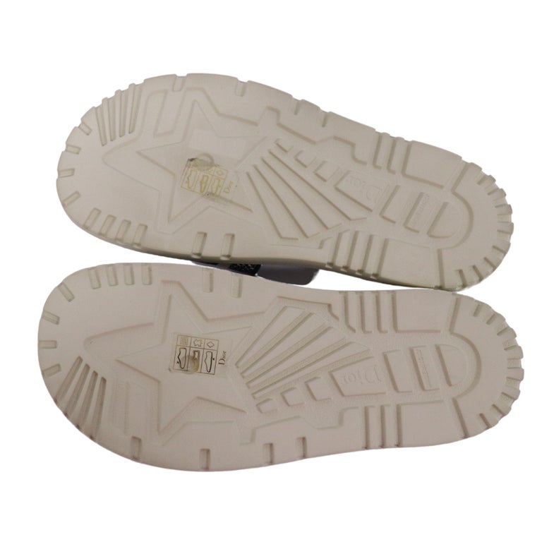 Christian Dior NEW D-Way Rubber Slipper - EU 38 For Sale at 1stDibs