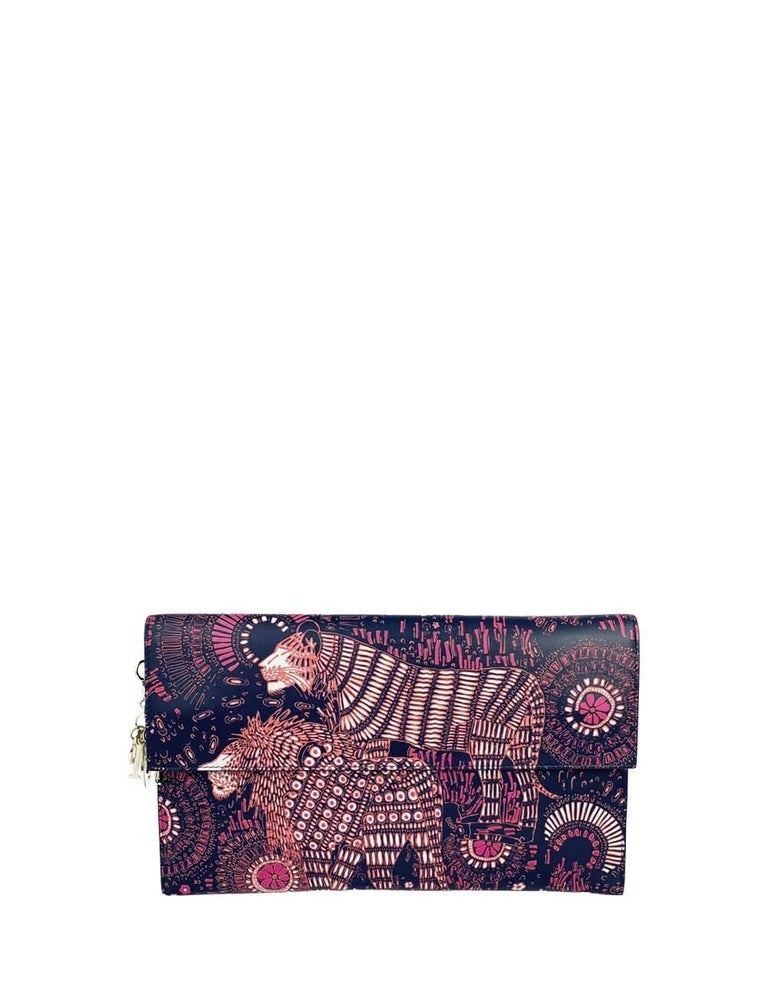 Christian Dior NEW Jungle Print Pouch Set For Sale at 1stDibs