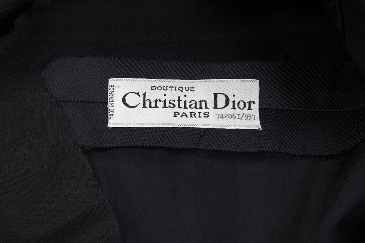 Christian Dior Numbered Demi Couture Little Black Cocktail Dress at ...