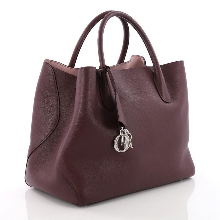 Christian Dior Open Bar Bag Leather Large at 1stDibs