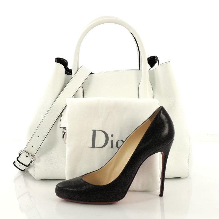 Christian Dior Open Bar Bag Leather Small at 1stDibs