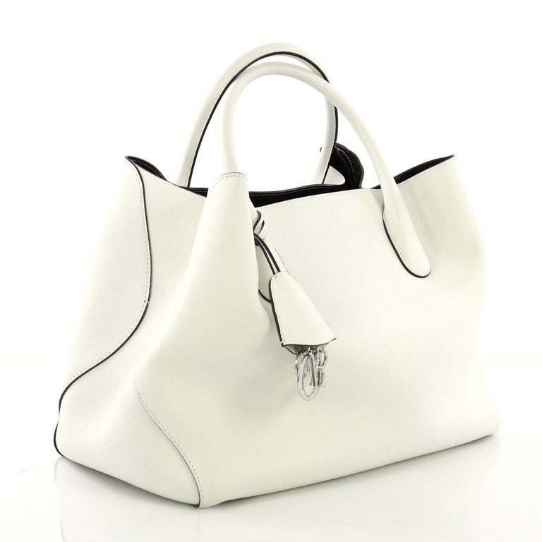 Christian Dior Open Bar Bag Leather Small at 1stDibs
