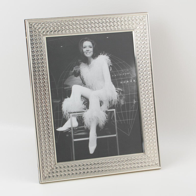 Christian Dior Paris Silver Plate Picture Frame at 1stDibs
