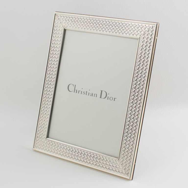 Christian Dior Paris Silver Plate Picture Frame at 1stDibs