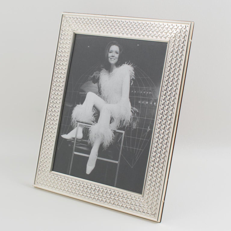Christian Dior Paris Silver Plate Picture Frame at 1stDibs