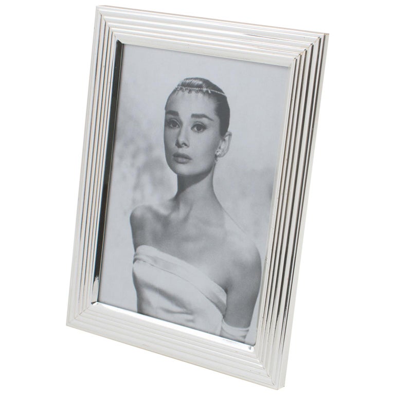 Christian Dior Paris Silver Plate Picture Frame at 1stDibs