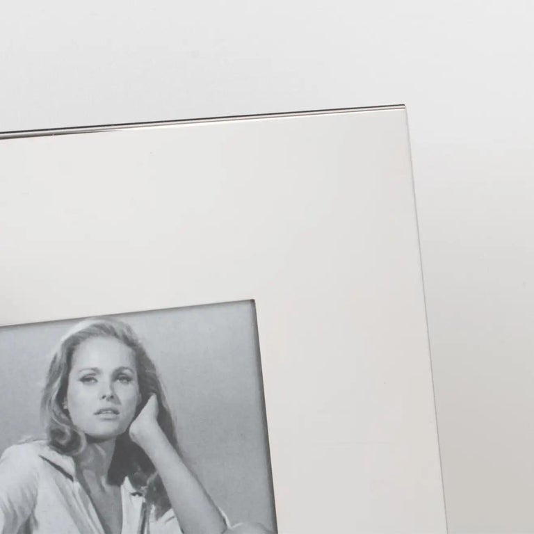 Christian Dior Paris Silver Plate Picture Frame with Engraved Logo, in ...