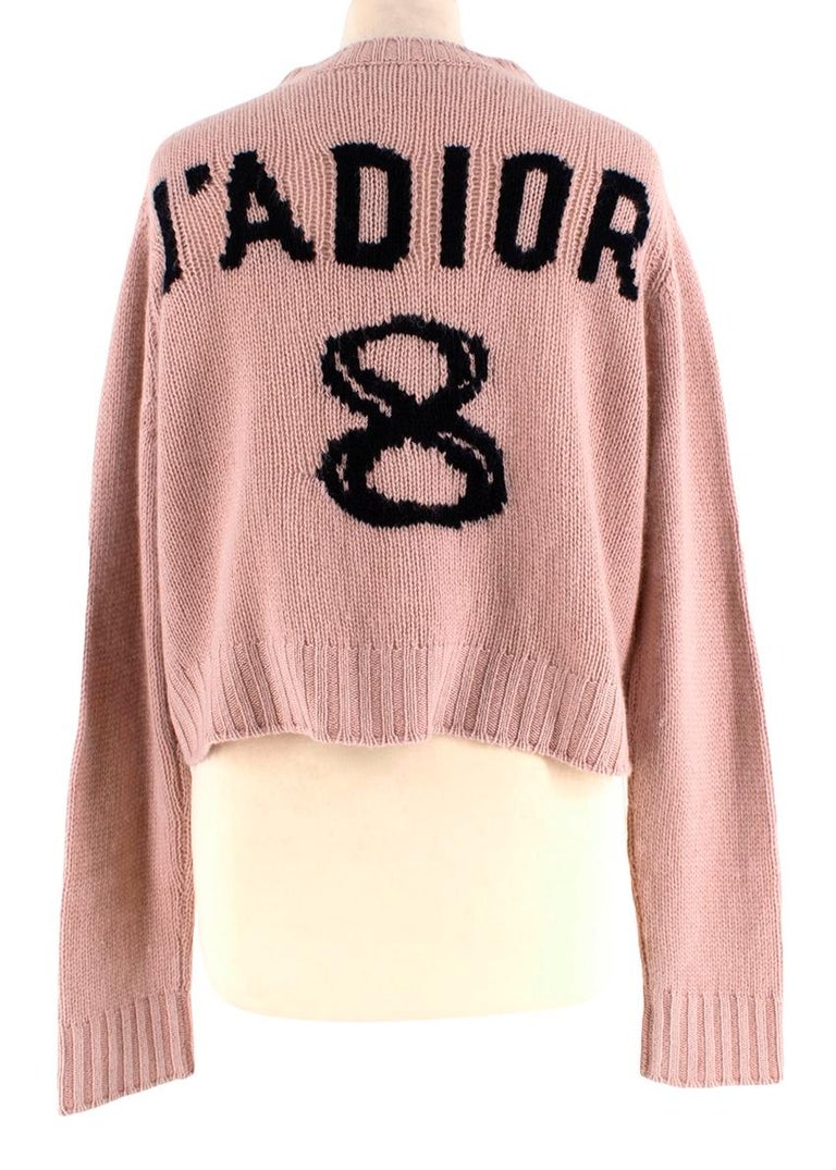 Christian Dior Pink Knit J'Adior 8 Cashmere Sweater US4 at 1stDibs | pink dior sweater, j'adior ...