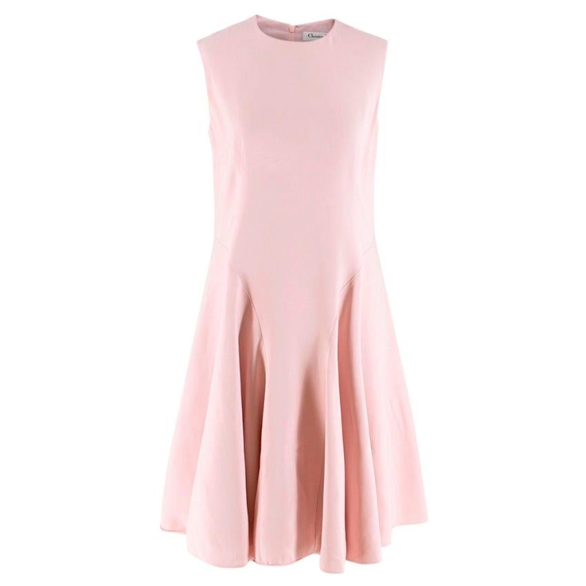 Christian Dior Pink Silk A-Line Dress - Size US 8 For Sale at 1stDibs ...