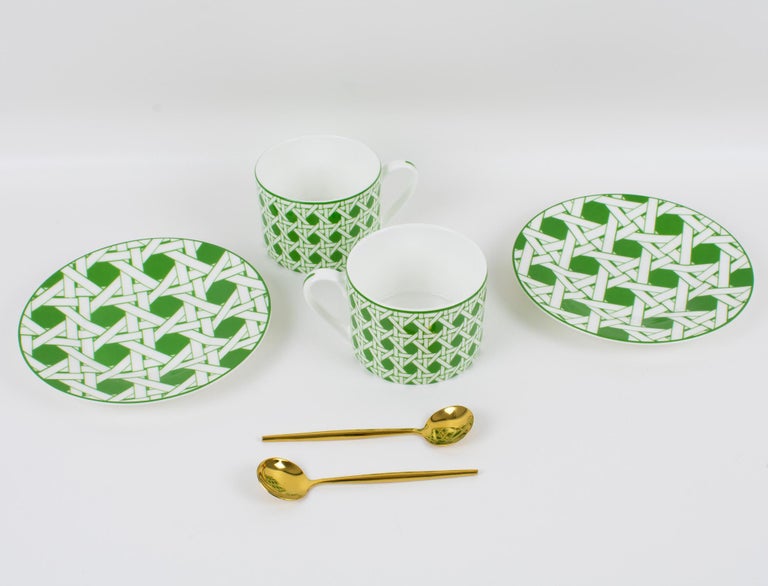 Christian Dior Porcelain Tea/Coffee for Two set in Box at 1stDibs