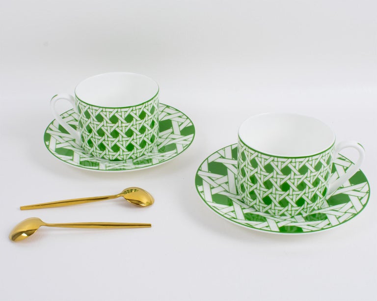 Christian Dior Porcelain Tea/Coffee for Two set in Box at 1stDibs