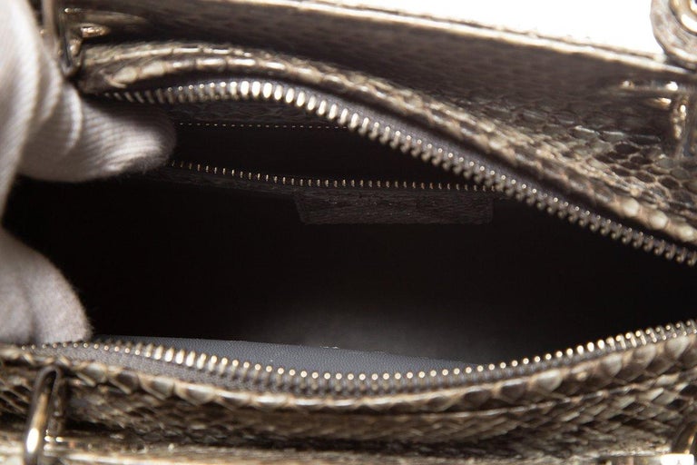 CHRISTIAN DIOR Python Lady Dior Bag For Sale at 1stDibs